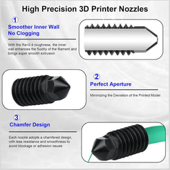 Hardened Steel Nozzles for Bambu Lab A1 / A1 Mini – Quick-Swap 0.4 mm ...