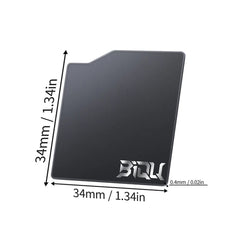 BIQU Panda Purge Shield – Anti-Stick Waste Chute Pad for Bambu Lab P1P ...