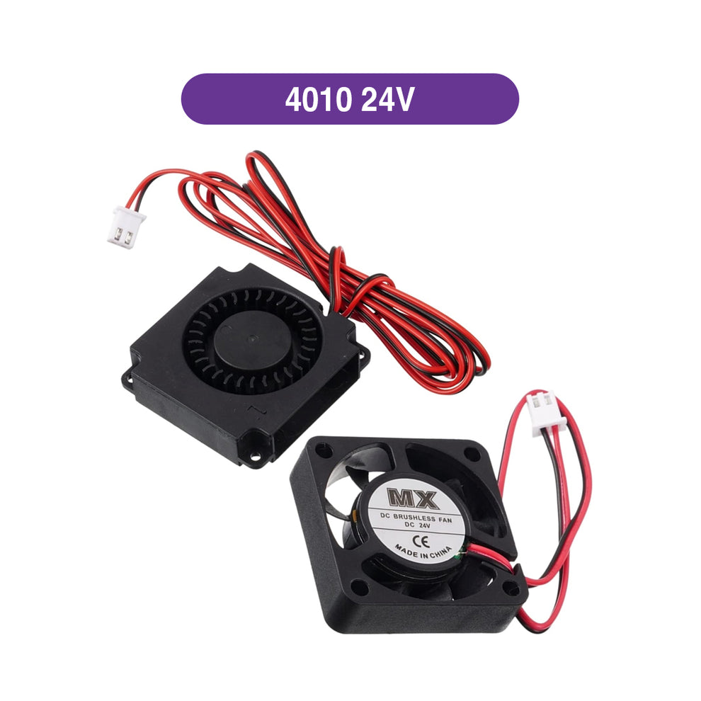 4010 24V Turbo Fan with (1-Meter) for 3D Printers – MakerParts 3D