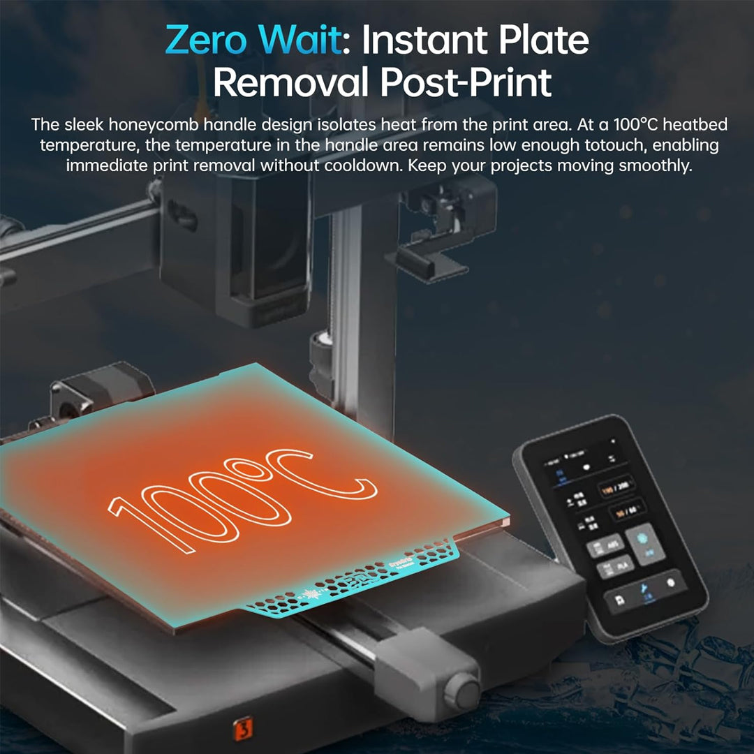 BIQU CryoGrip Pro Glacier Build Plate – Superior Adhesion (For Multipl ...