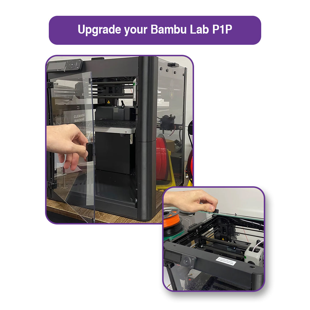 Enclosure Assembly Kit for Bambu Lab P1P – Convert to P1S – MakerParts 3D