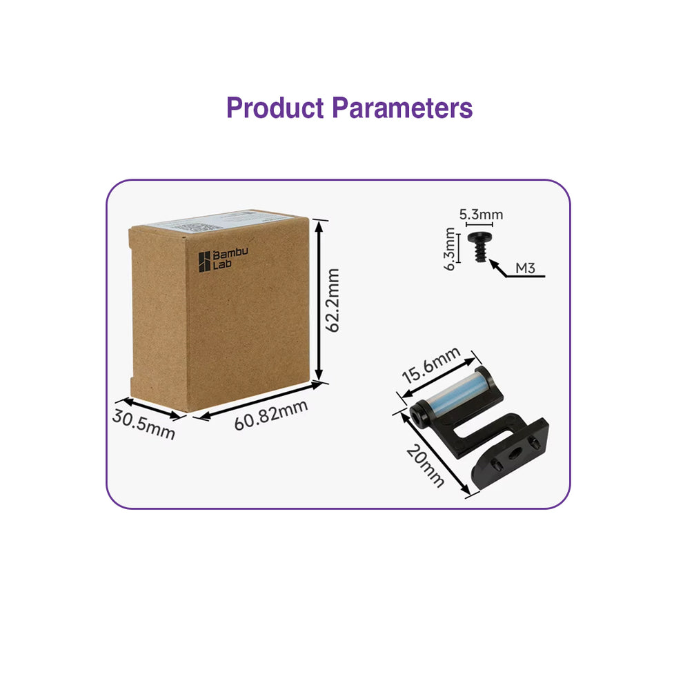Bambu Lab Original Nozzle Wiper for X1 / P1 Series – MakerParts 3D