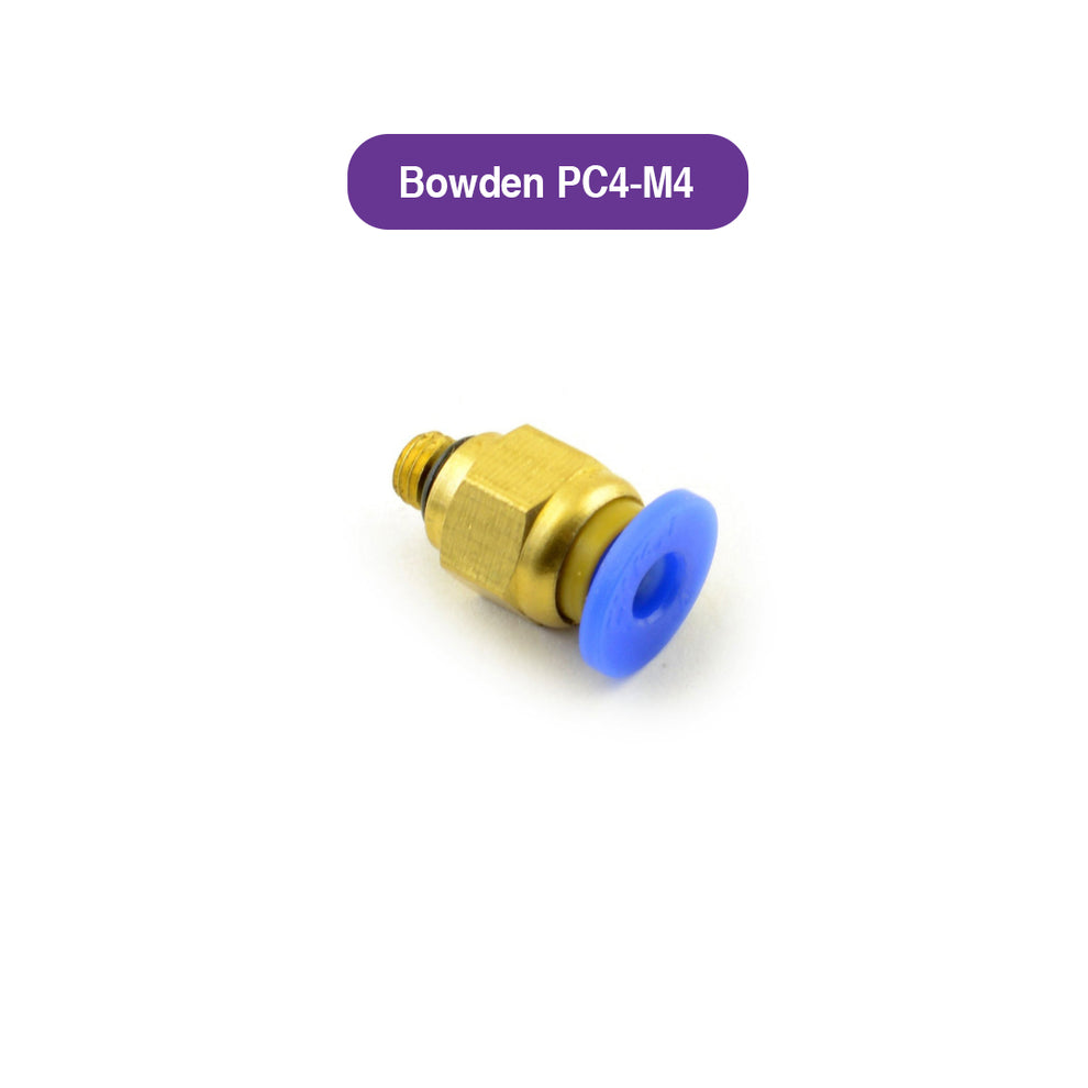 PC4-M5 Pneumatic Fitting – Bowden Tube Coupler & Connector – MakerParts 3D