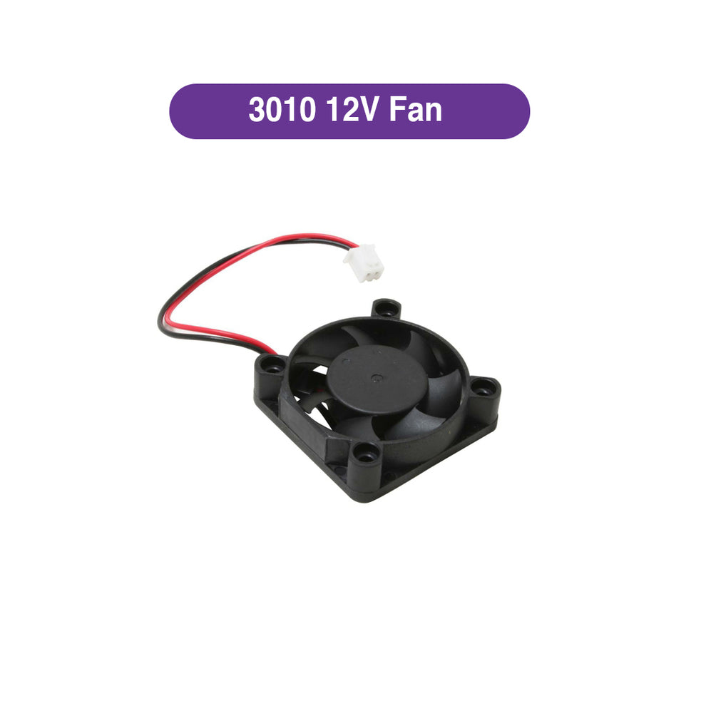 3010 Cooling Fan 12V – Compact Hotend/Mainboard Cooling – MakerParts 3D